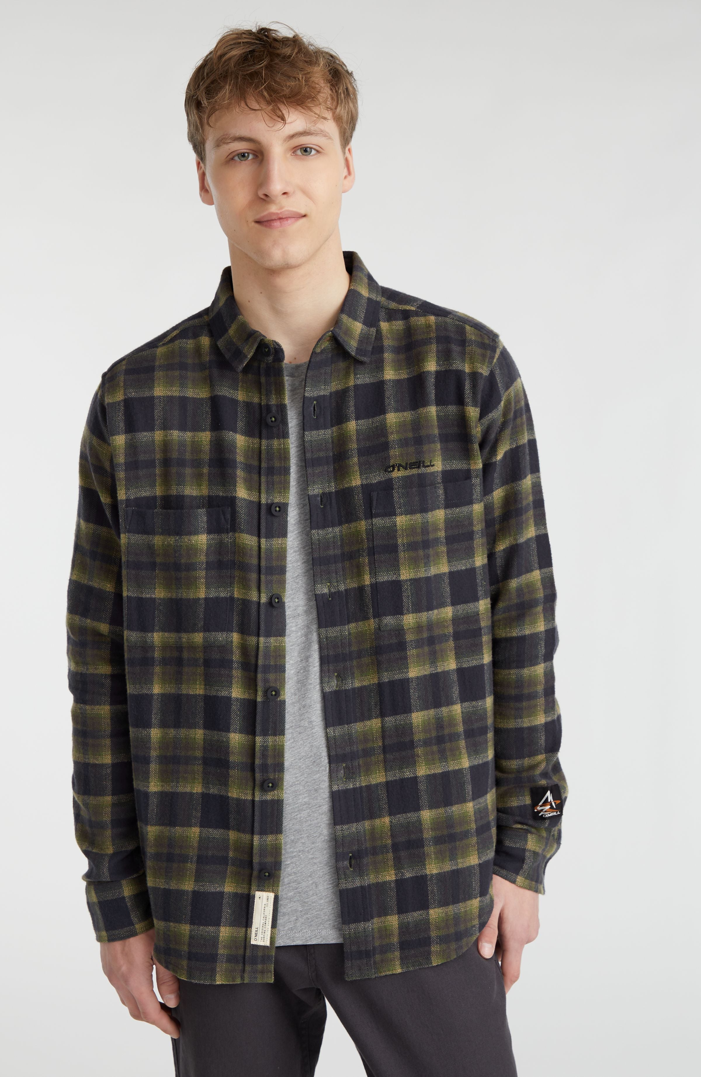 Overhemd O'Neill TRVLR Series Flannel Check | Green Shadow Check – O'Neill