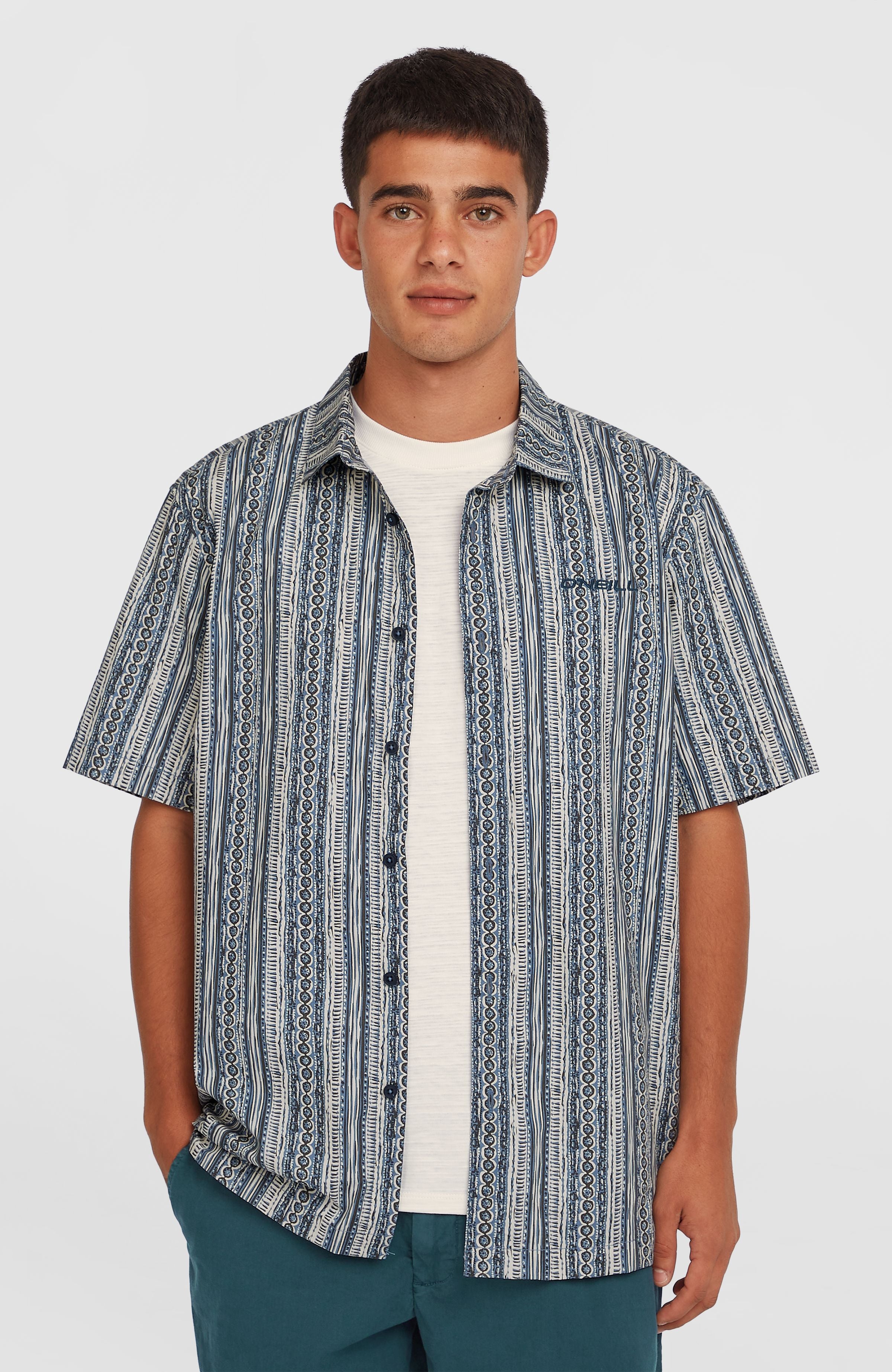 Print overhemd | Blue Pressed Lines – O'Neill