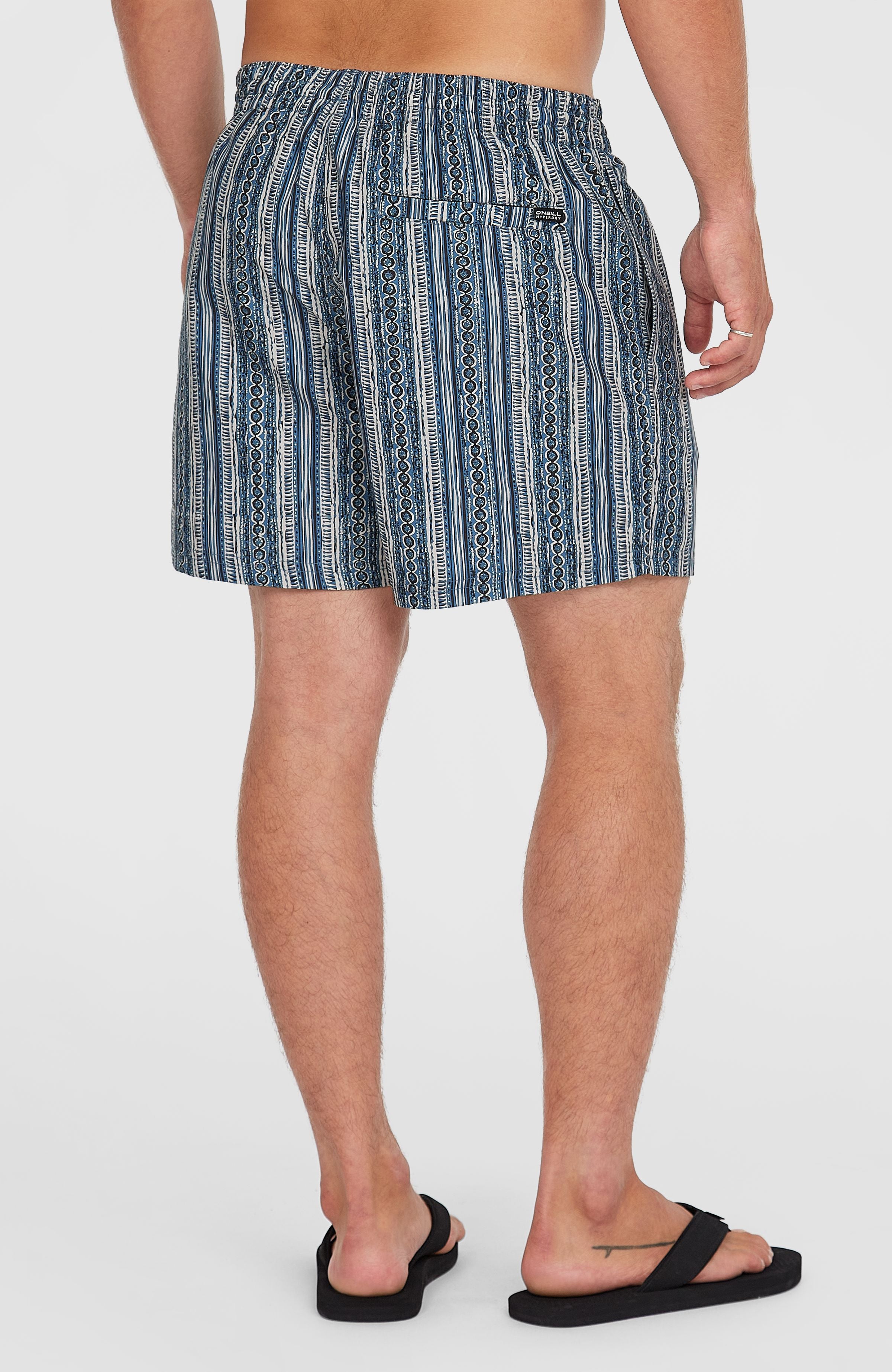 Cali Print 15'' zwembroek | Blue Pressed Lines – O'Neill